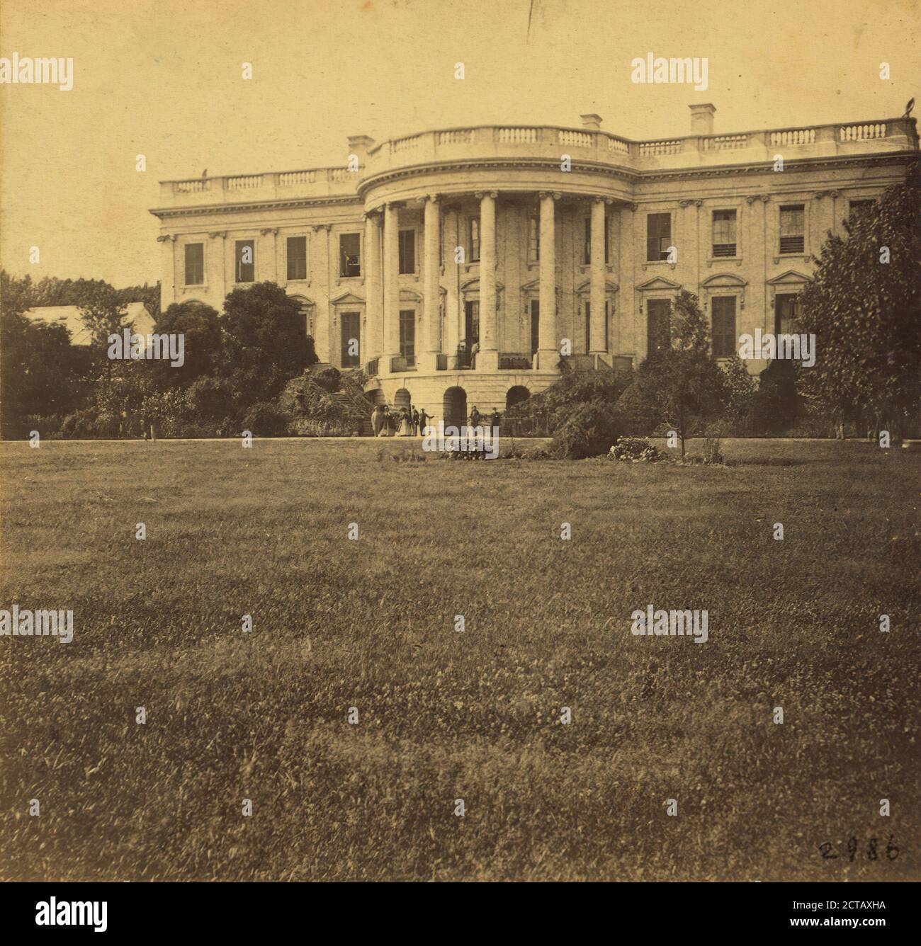 White House, Front View., E. & H.T. Anthony (Firm), 1860, Washington (D ...