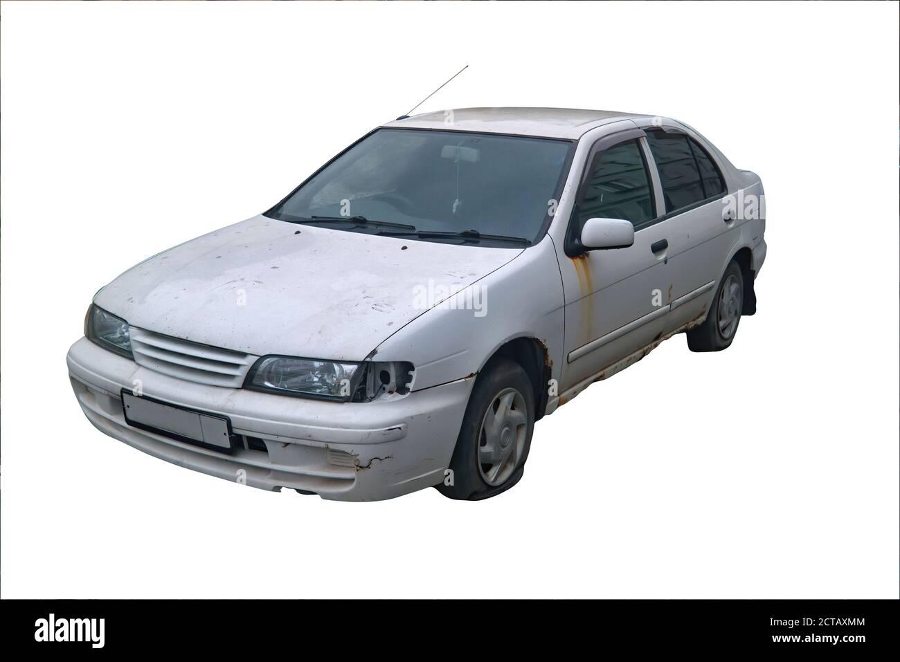 Flat tires hi-res stock photography and images - Alamy