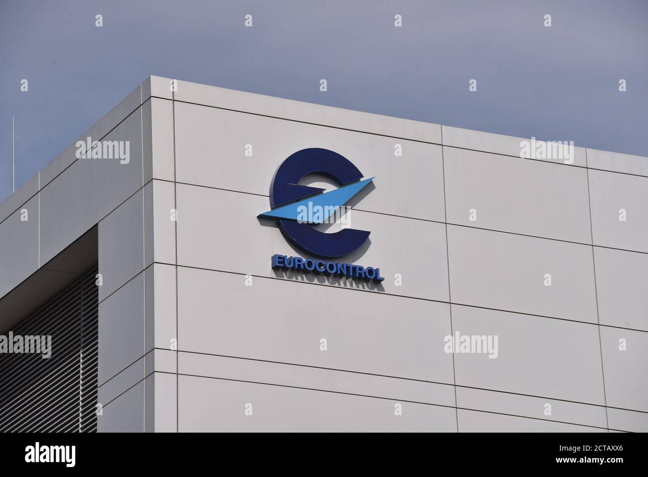 Luxemburg, Luxembourg. 20th Sep, 2020. EUROCONTROL logo and lettering ...