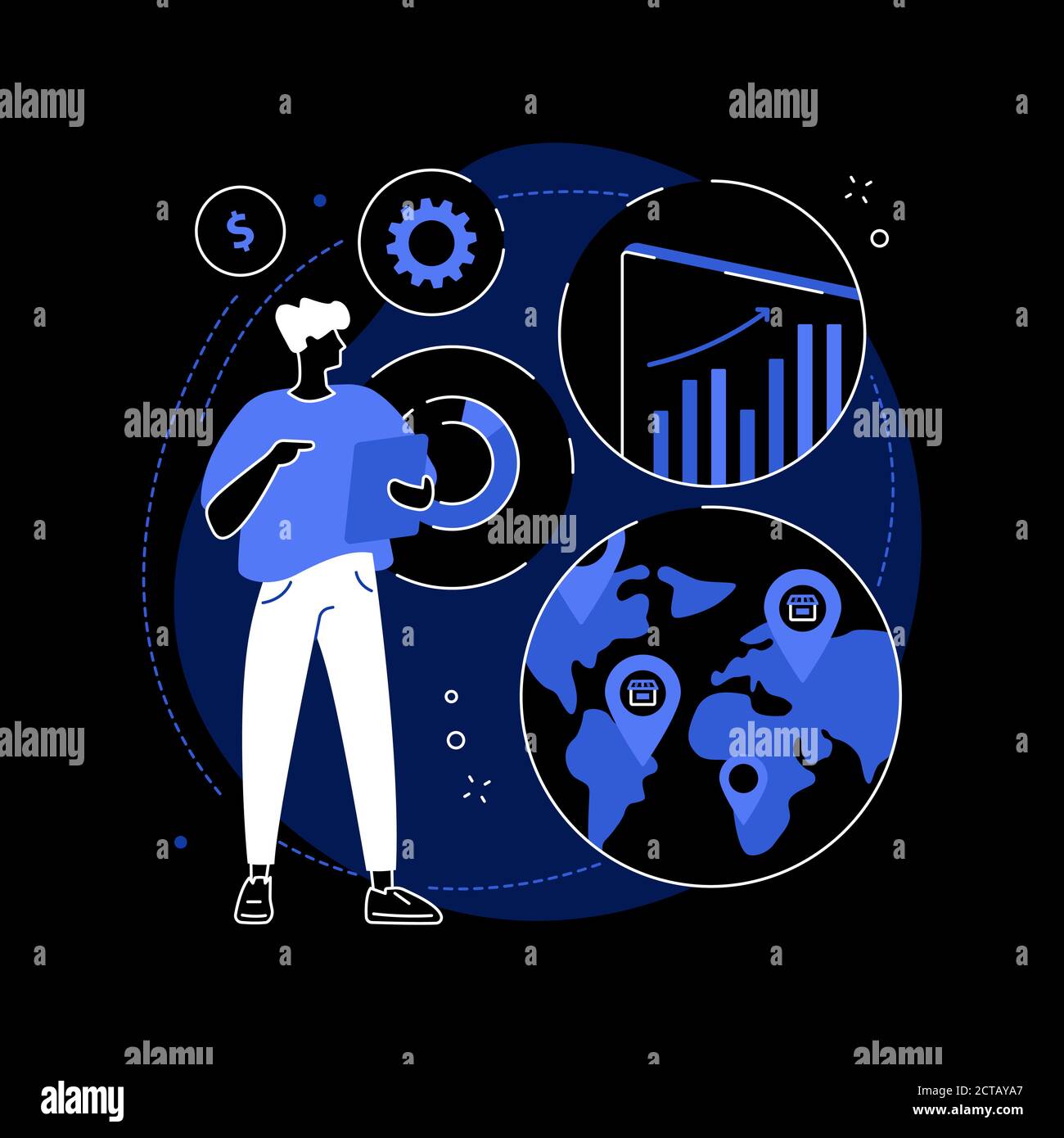Business opportunity abstract concept vector illustration Stock Vector ...