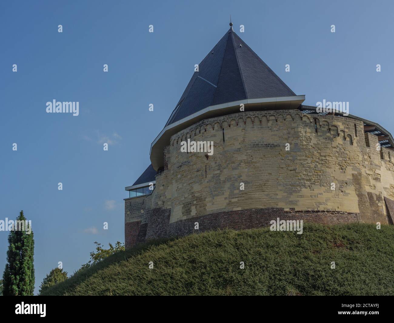 the dutch village kessel at the river maas Stock Photo - Alamy