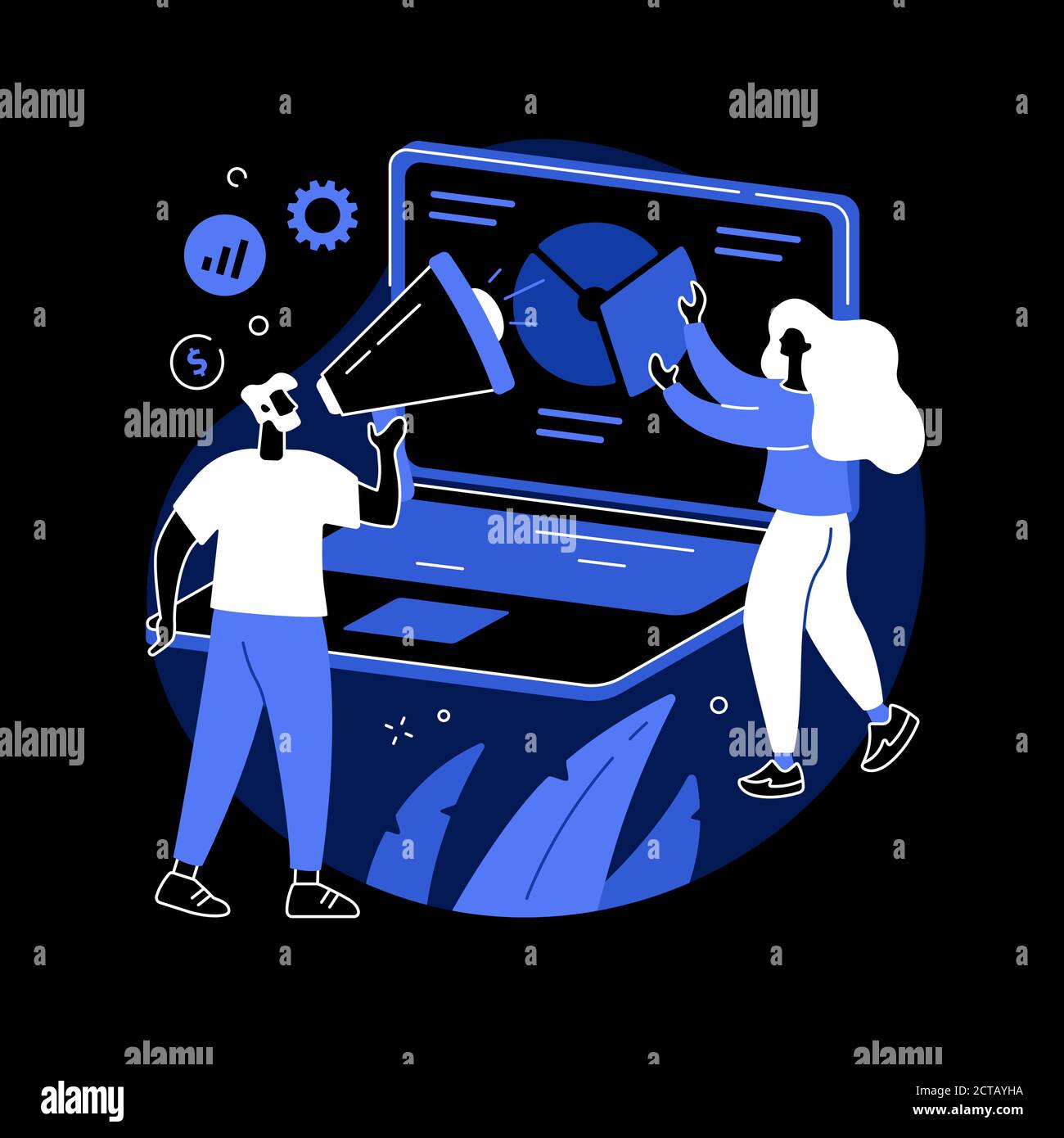 Digital marketing strategy abstract concept vector illustration Stock ... Digital marketing strategy abstract concept vector illustration Stock ...