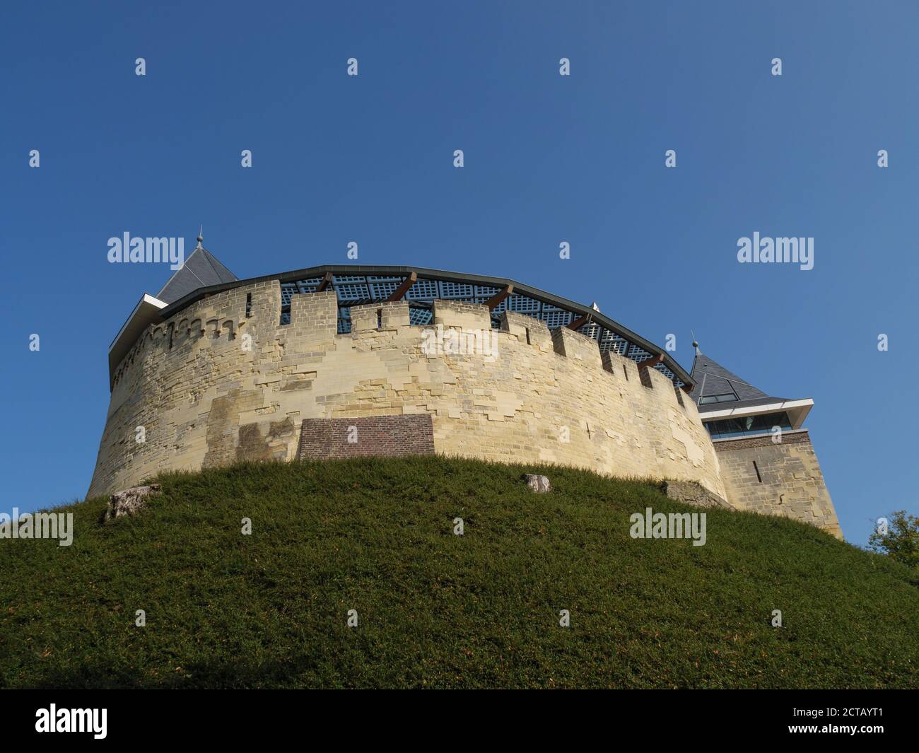 the dutch village kessel at the river maas Stock Photo - Alamy