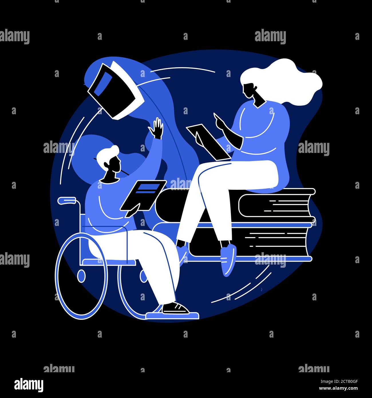 Inclusive education abstract concept vector illustration Stock Vector ...