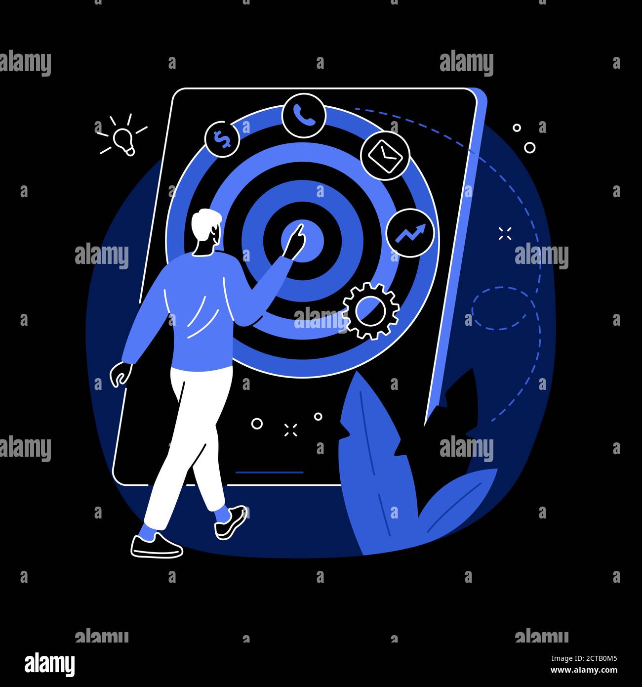 Digital marketing abstract concept vector illustration Stock Vector ...