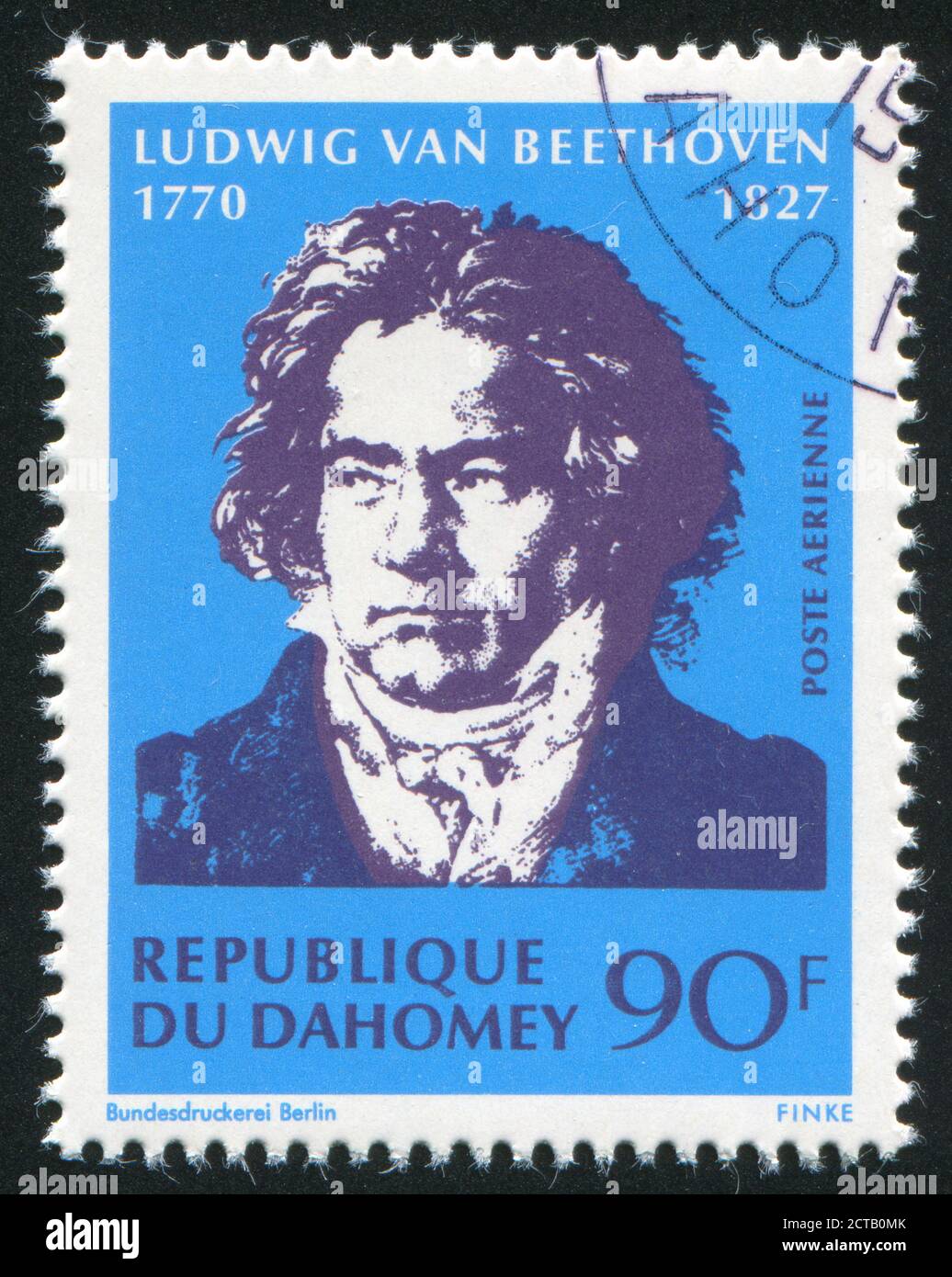 Ludwig van beethoven postage stamp hi-res stock photography and images ...