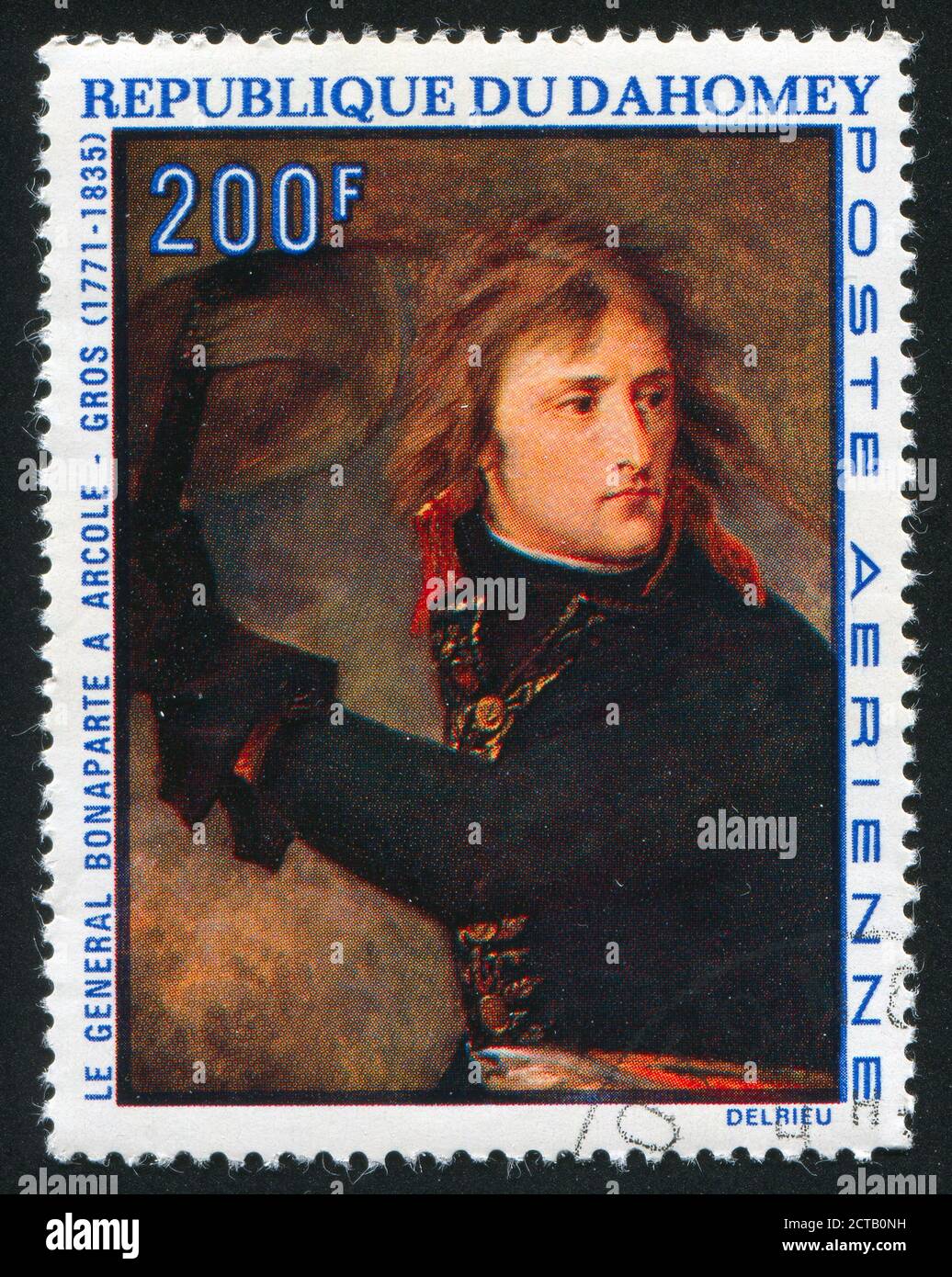 DAHOMEY - CIRCA 1969: stamp printed by Dahomey, shows General Bonaparte ...