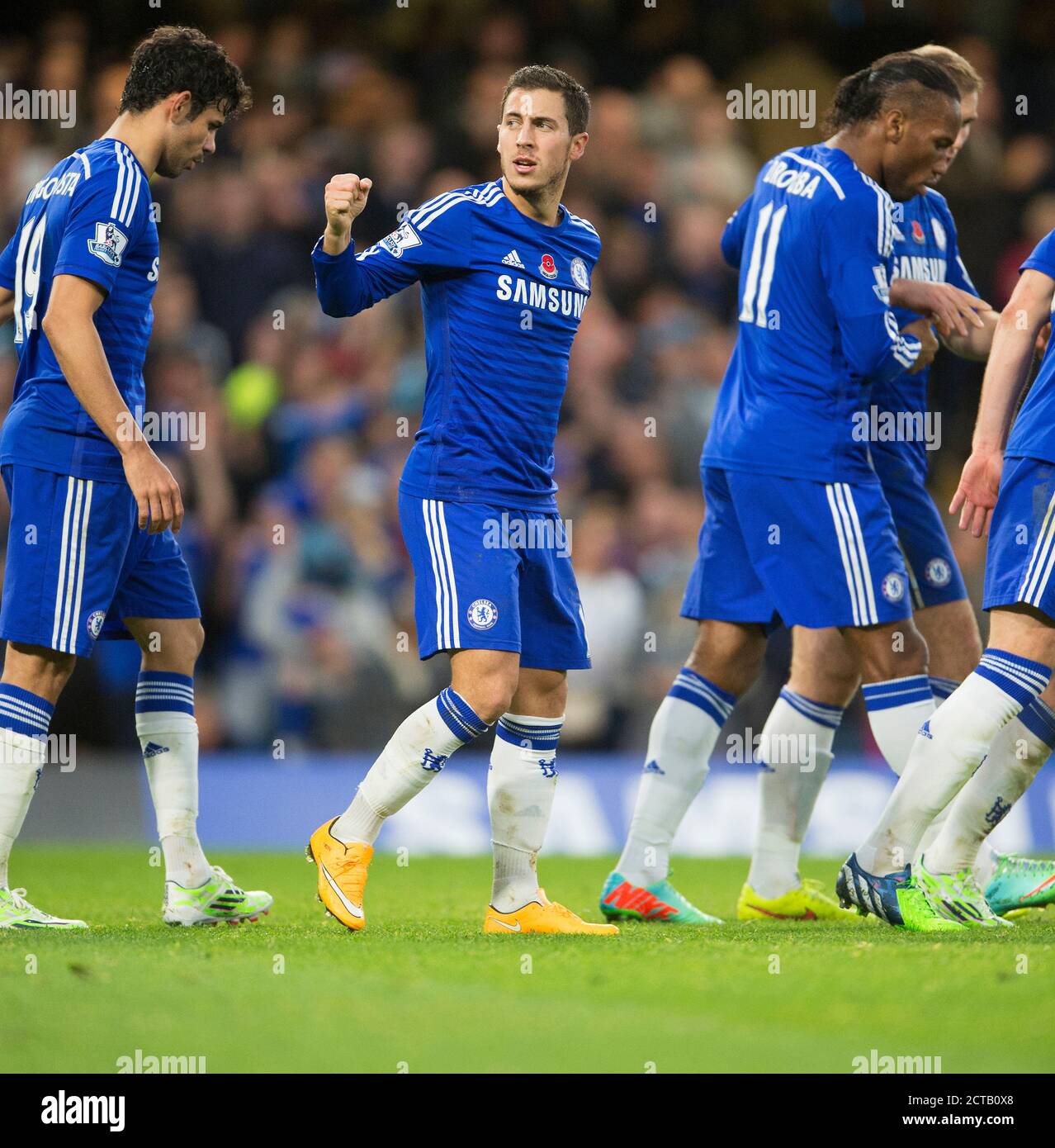 Eden hazard chelsea 2014 hi-res stock photography and images - Alamy