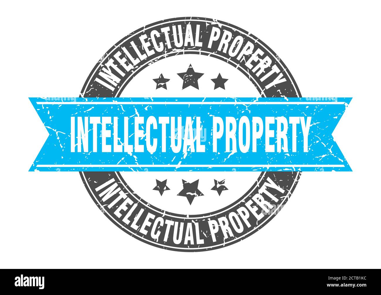 Patented blue round grunge Stock Vector Images - Alamy