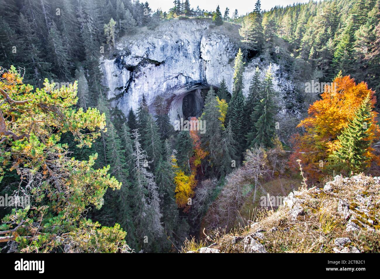 Arches named Wonder Bridges in Rhodope mountains in Bulgaria Stock ...