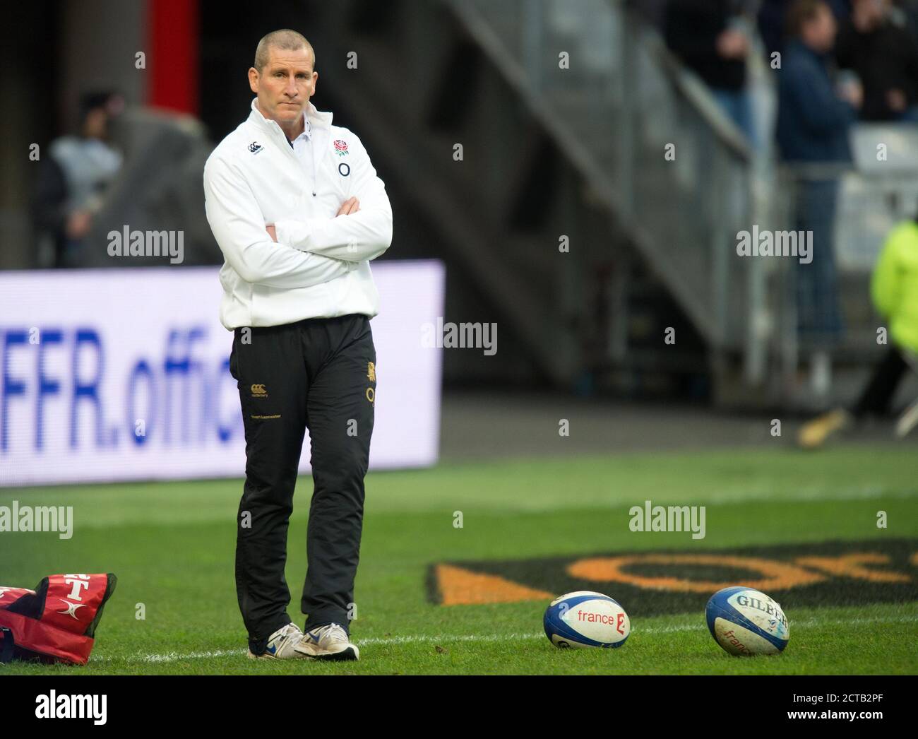ENGLAND COACH STUART LANCASTER FRANCE v ENGLAND SIX NATIONS ...