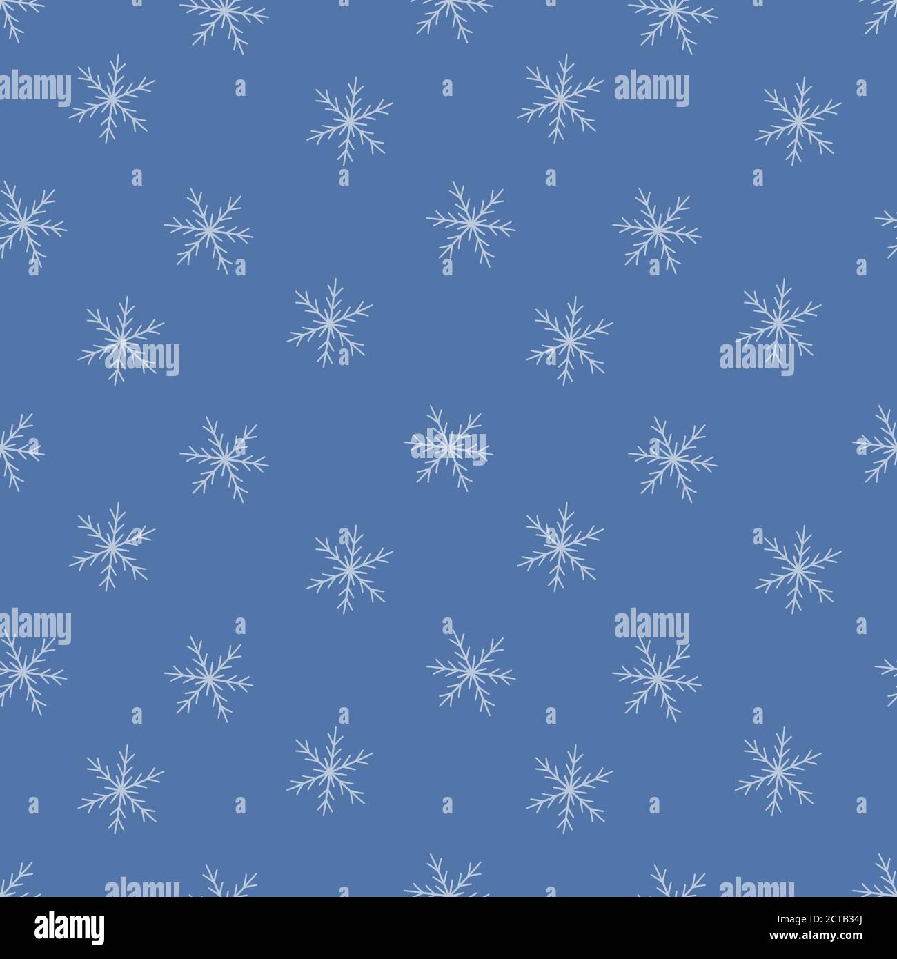 Seamless pattern with winter snowflakes. Hand drawn snow texture ...