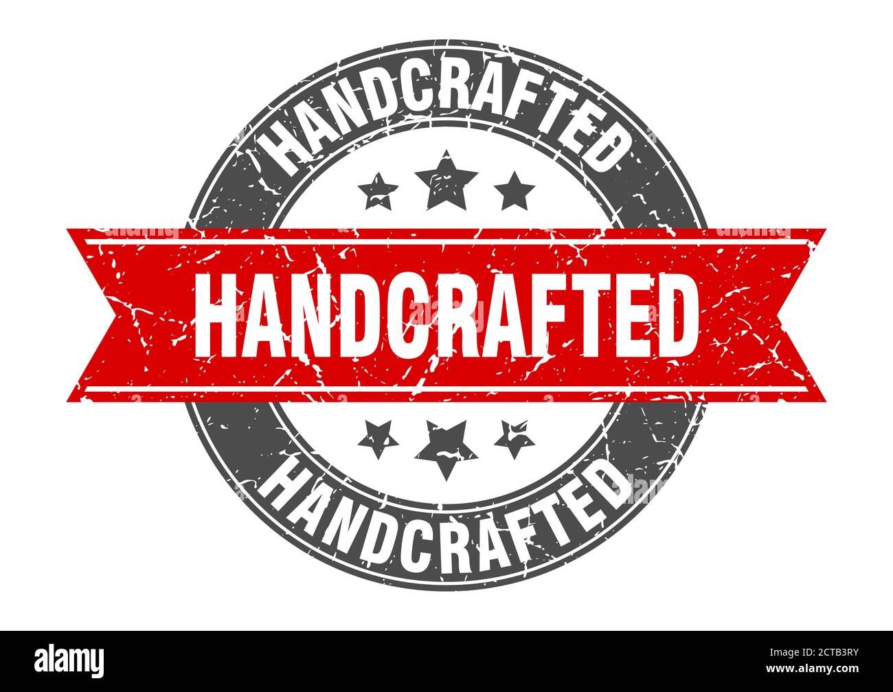 Hand crafted red round Cut Out Stock Images & Pictures - Alamy