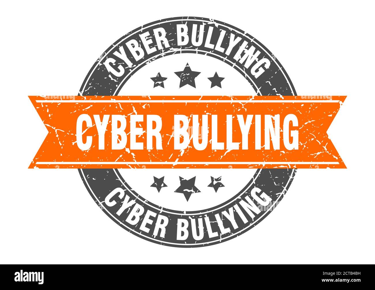 Bullying ribbon label sign hi-res stock photography and images - Alamy