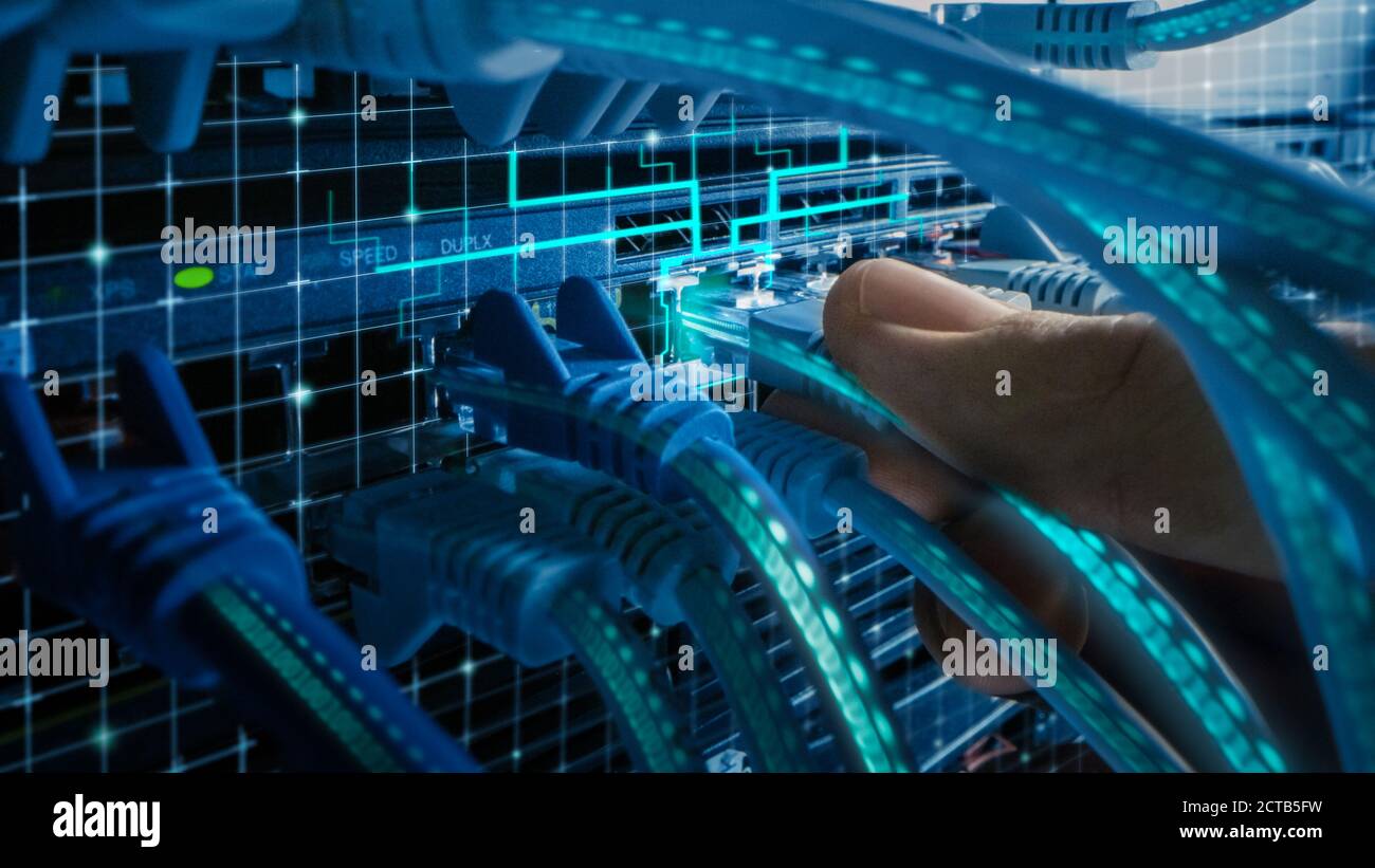 Dat cables hi-res stock photography and images - Alamy