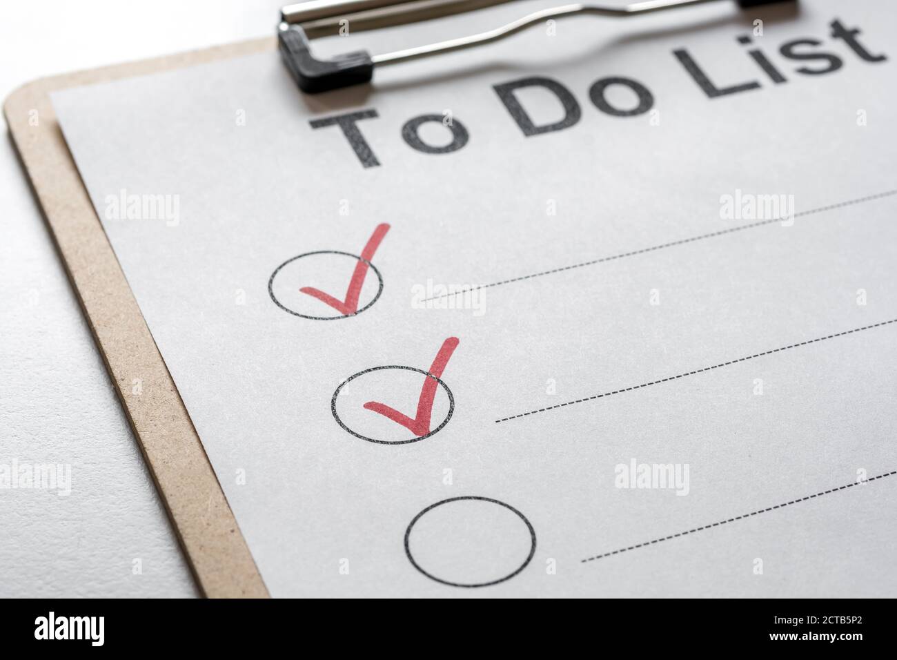 Check list clipboard hi-res stock photography and images - Alamy