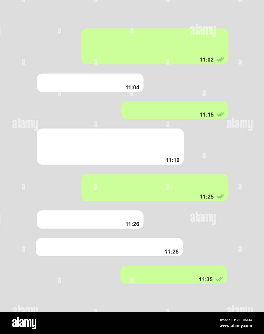 Whatsapp chat screen Stock Vector Images - Alamy