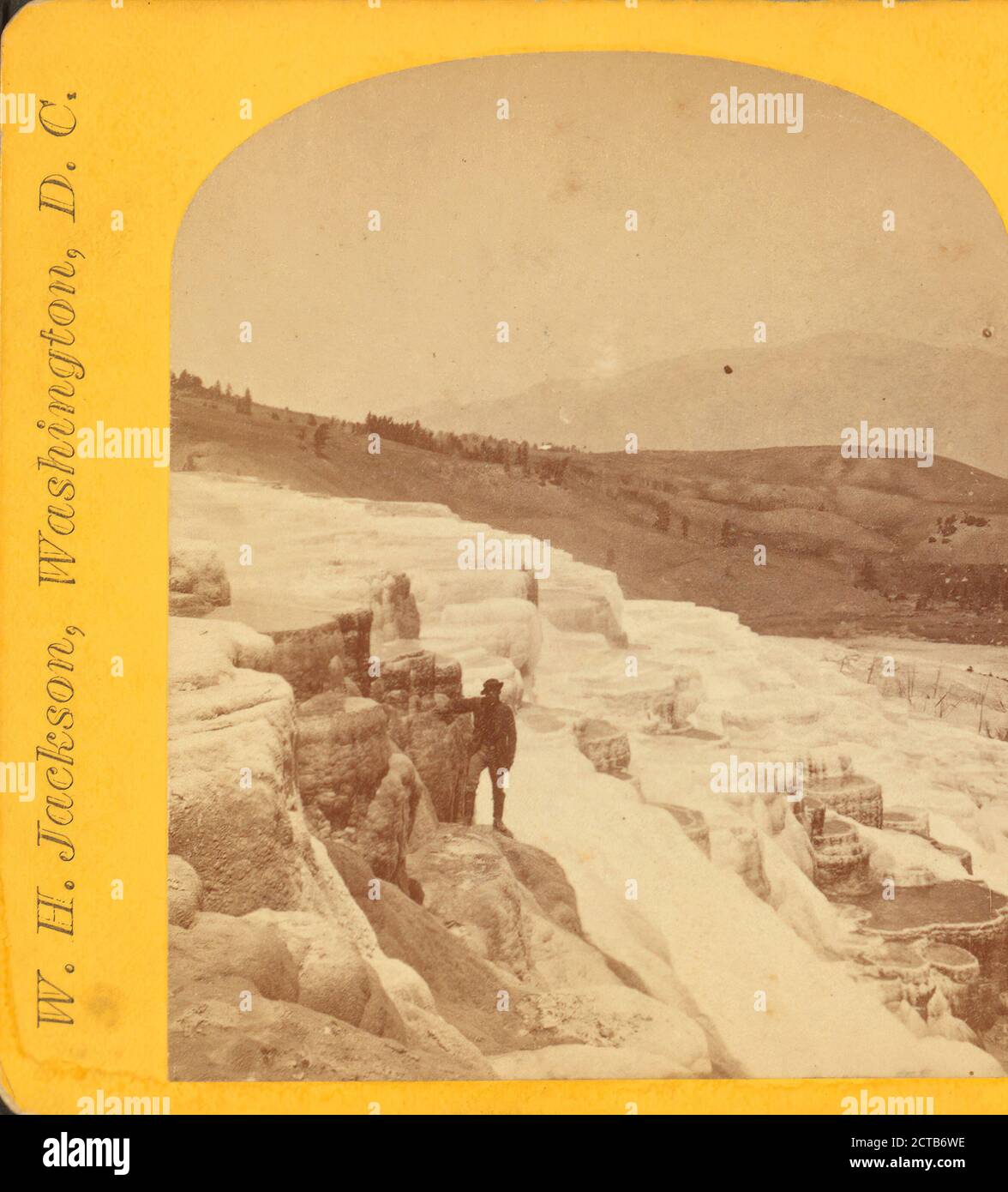 Hot springs on Gardiner's River, upper basins., Jackson, William Henry ...