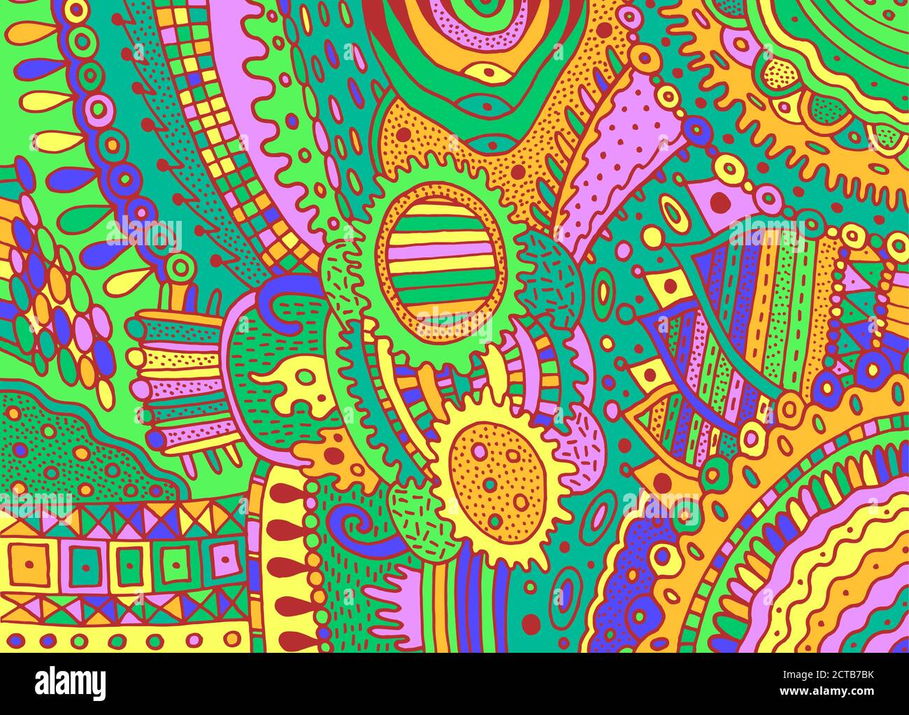 Psychedelic Trippy Flowers