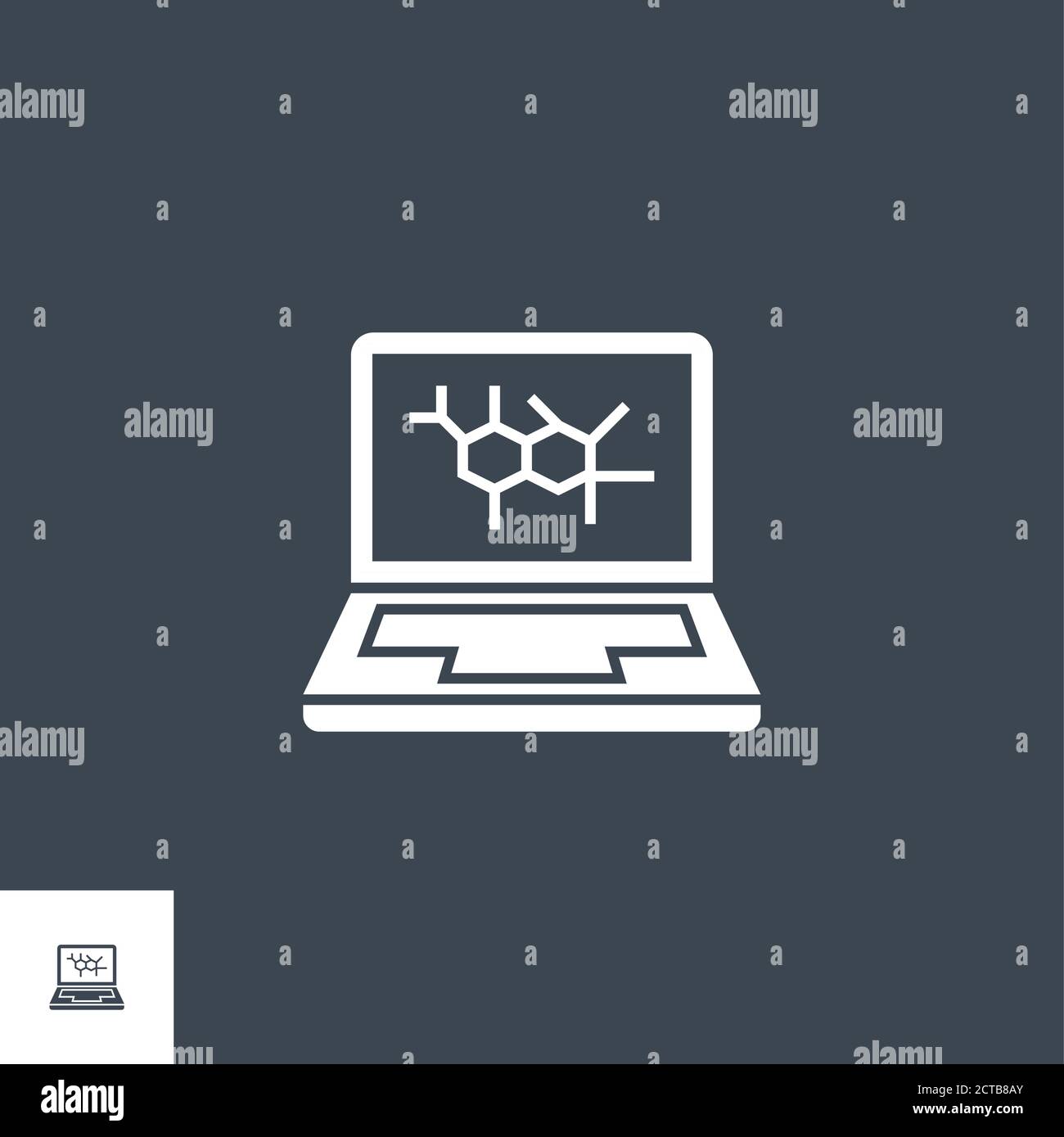 Computer Diagnostic related vector glyph icon Stock Vector Image & Art ...