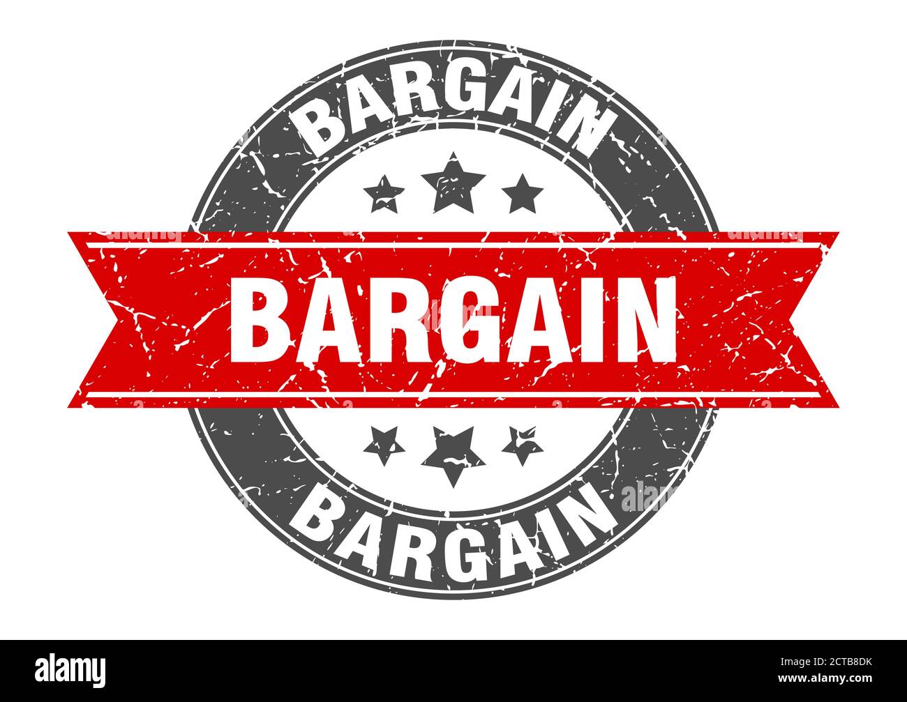 Bargain sign round ribbon Cut Out Stock Images & Pictures - Alamy