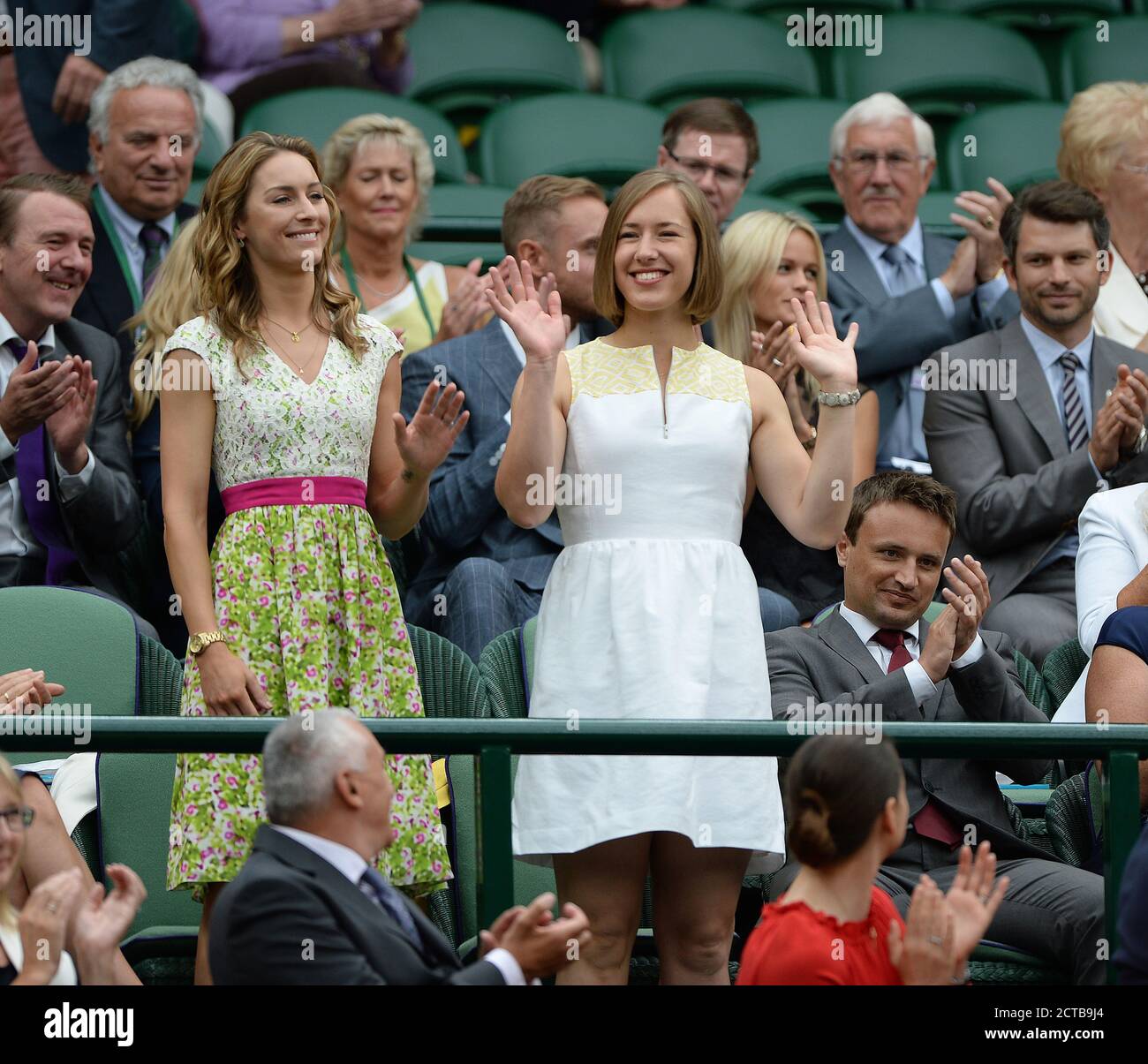 Lizzy Yarnold and Amy Williams. The Royal Box. WIMBLEDON TENNIS ...