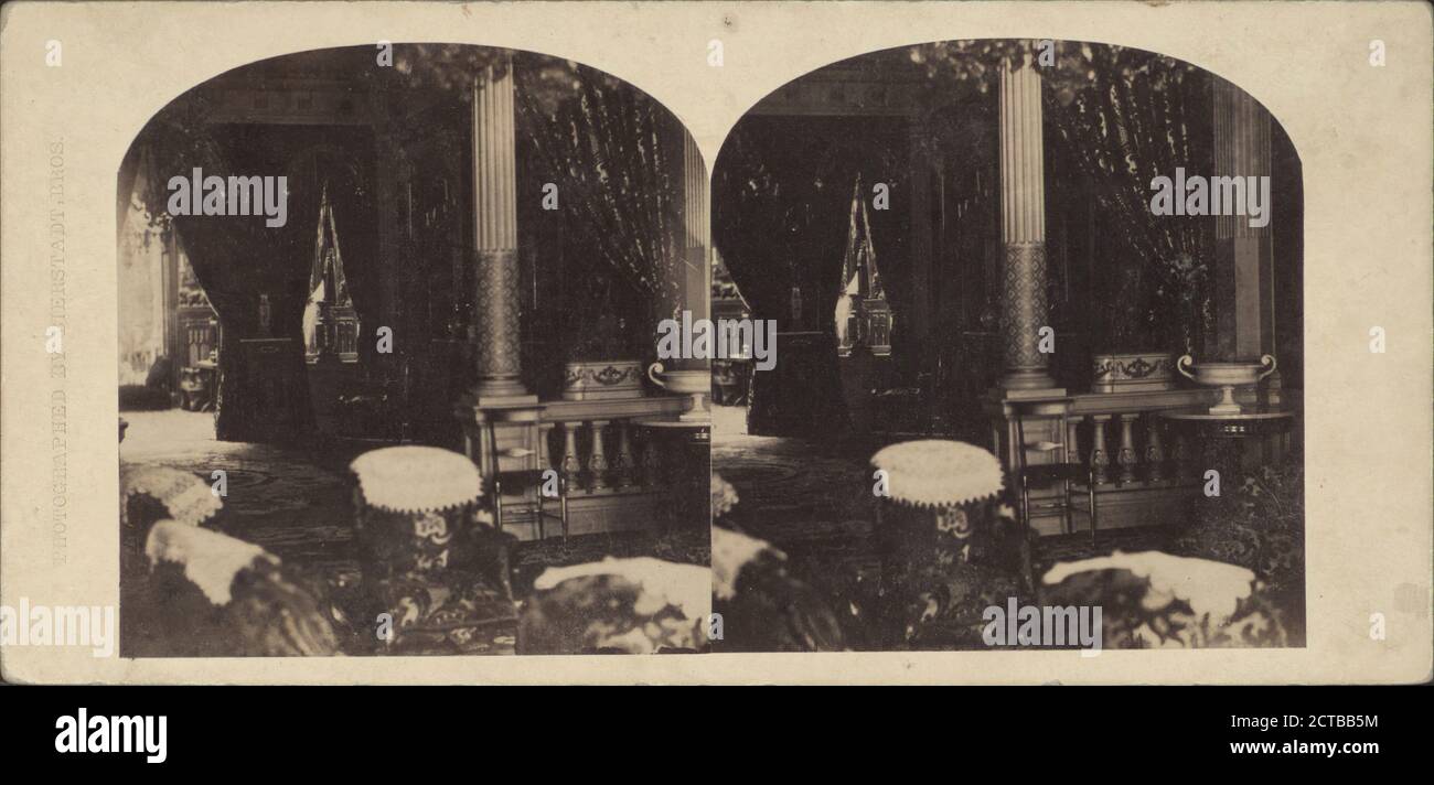 Interior of a Residence., 1860?-1925, New York (State), New York (N.Y ...