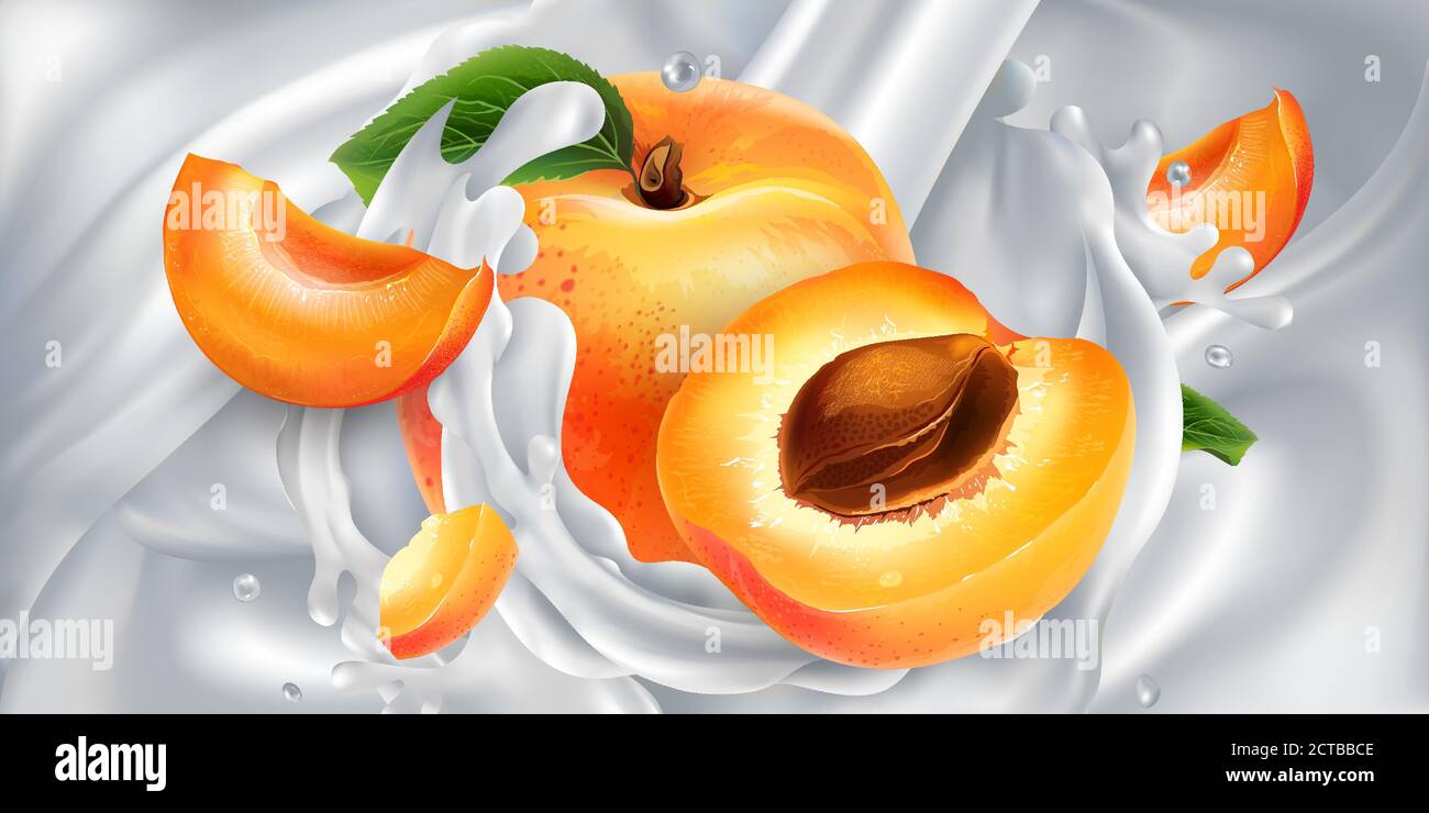 Stream of milk Stock Vector Images - Alamy