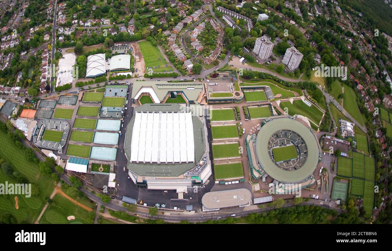 Aerial view of wimbledon hi-res stock photography and images - Alamy