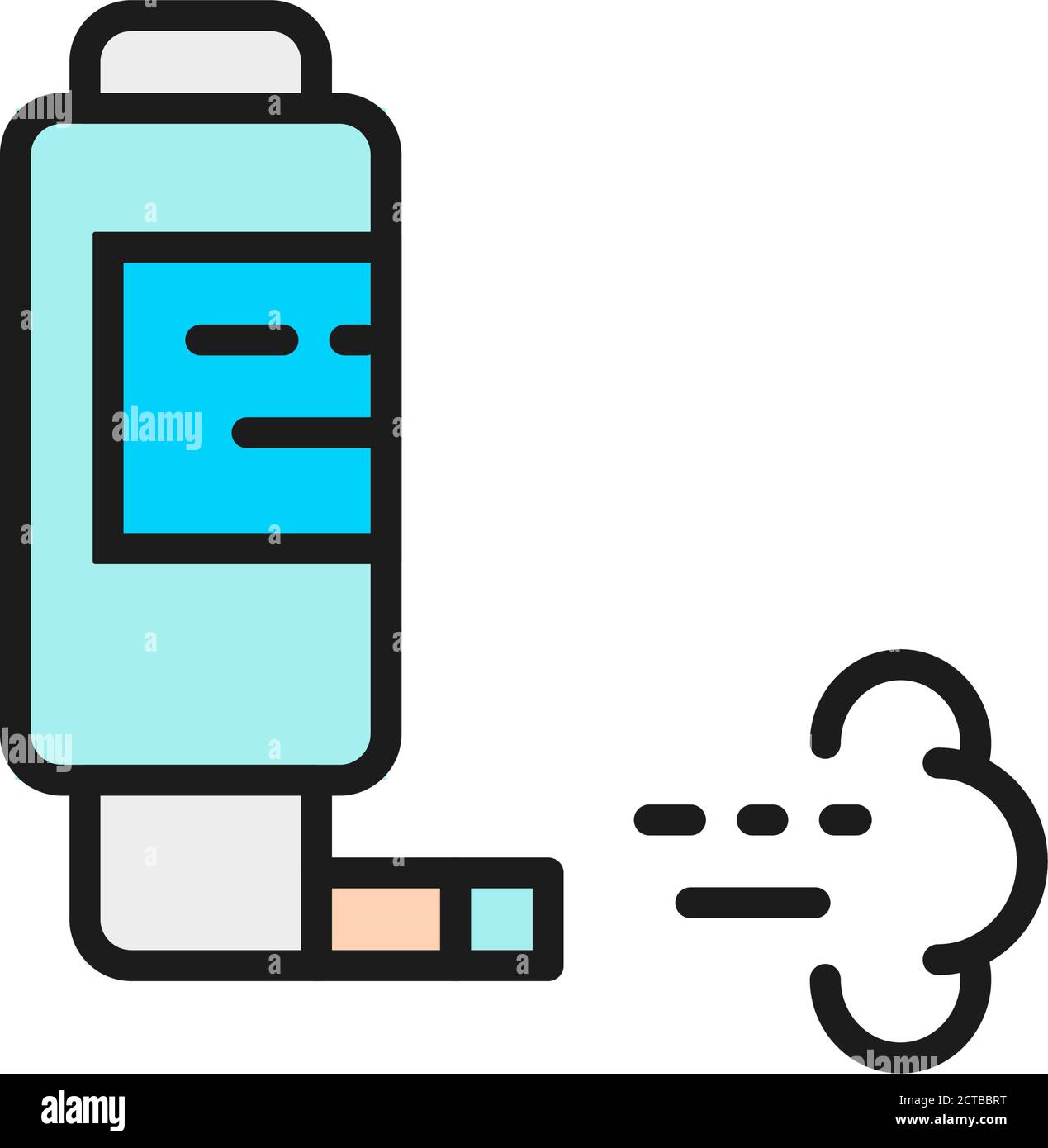 Inhaler drug Stock Vector Images - Alamy