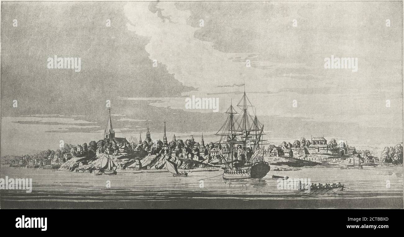 New York in 1776, still image, 1775 - 1890 Stock Photo - Alamy