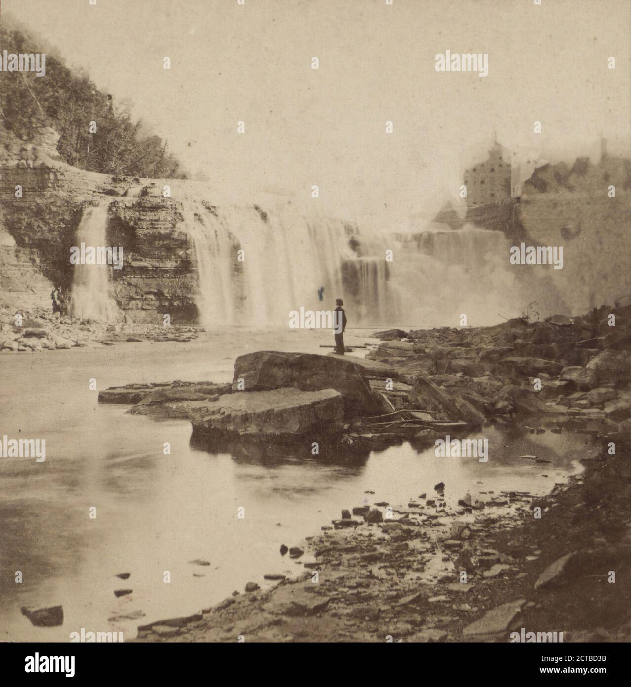 Lower falls the genesee river hi-res stock photography and images - Alamy