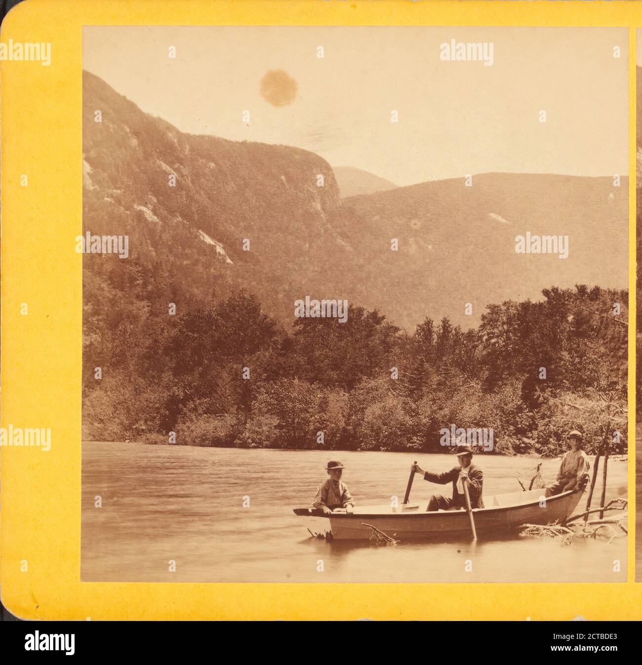 Eagle Cliff, from Echo Lake, Franconia Notch., Kilburn Brothers ...