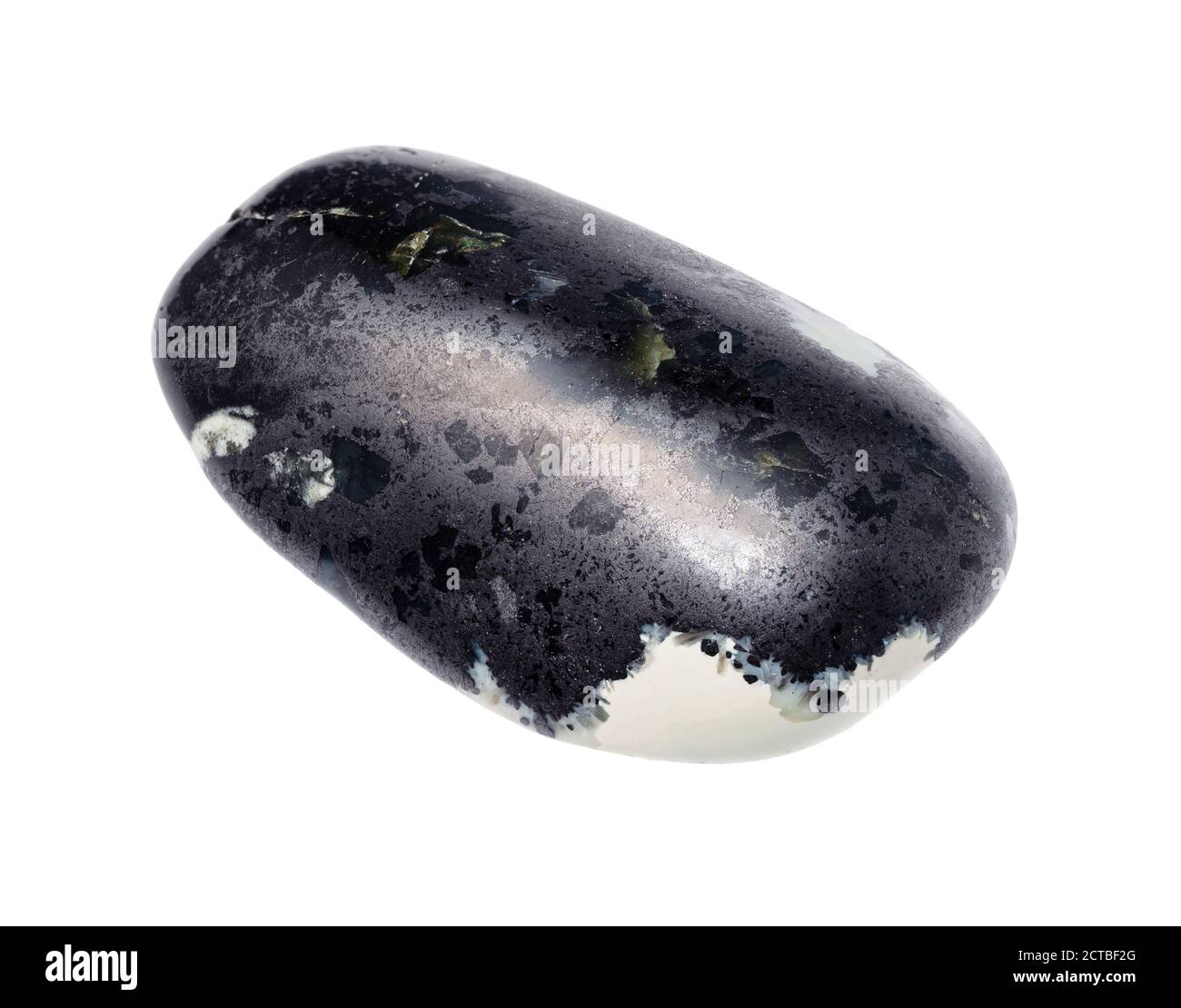 polished Teisky Jade (Hantigyrite, khakassian serpentine) rock from ...