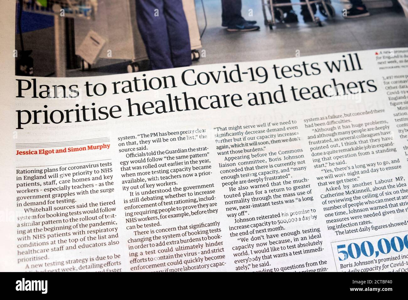 "Plans to ration Covid-19 tests will prioritise healthcare and teachers ...