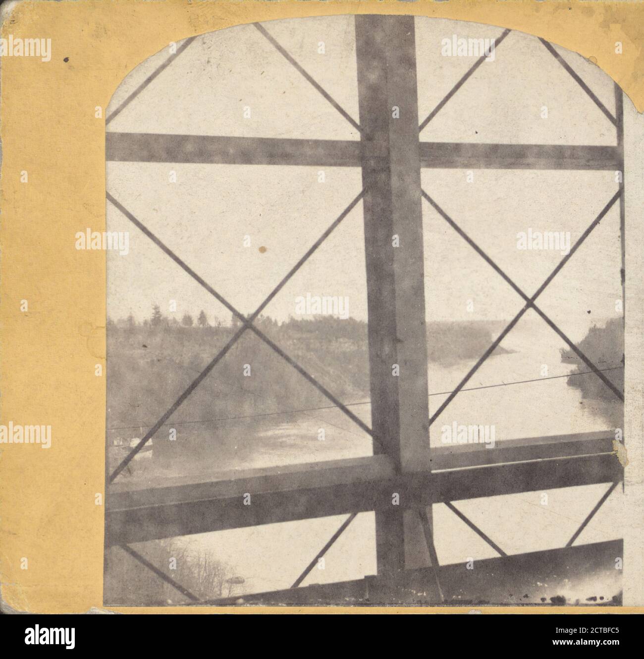 Niagara falls from suspension bridge hi-res stock photography and ...