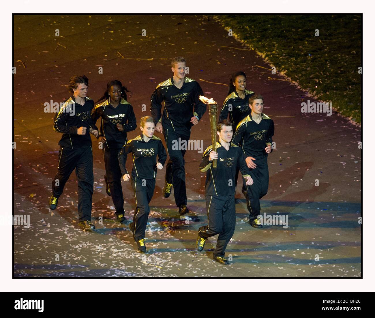 THE OPENING CEREMONY OF THE LONDON 2012 OLYMPICS THE OLYMPIC FLAME ...