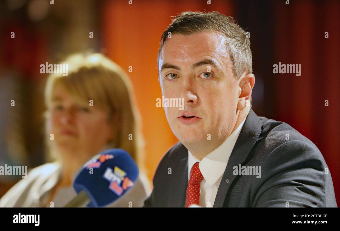 Gavin Booth, Solicitor for the family of Seamus Ludlow, holds press ...