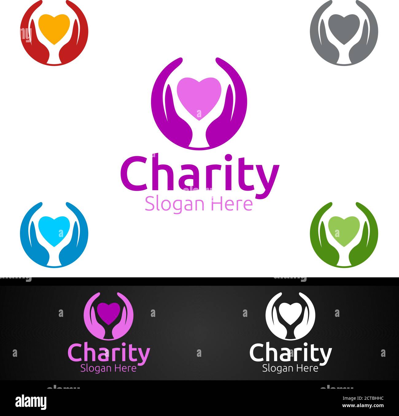 Supporting Hand Logo Helping Hand Logo