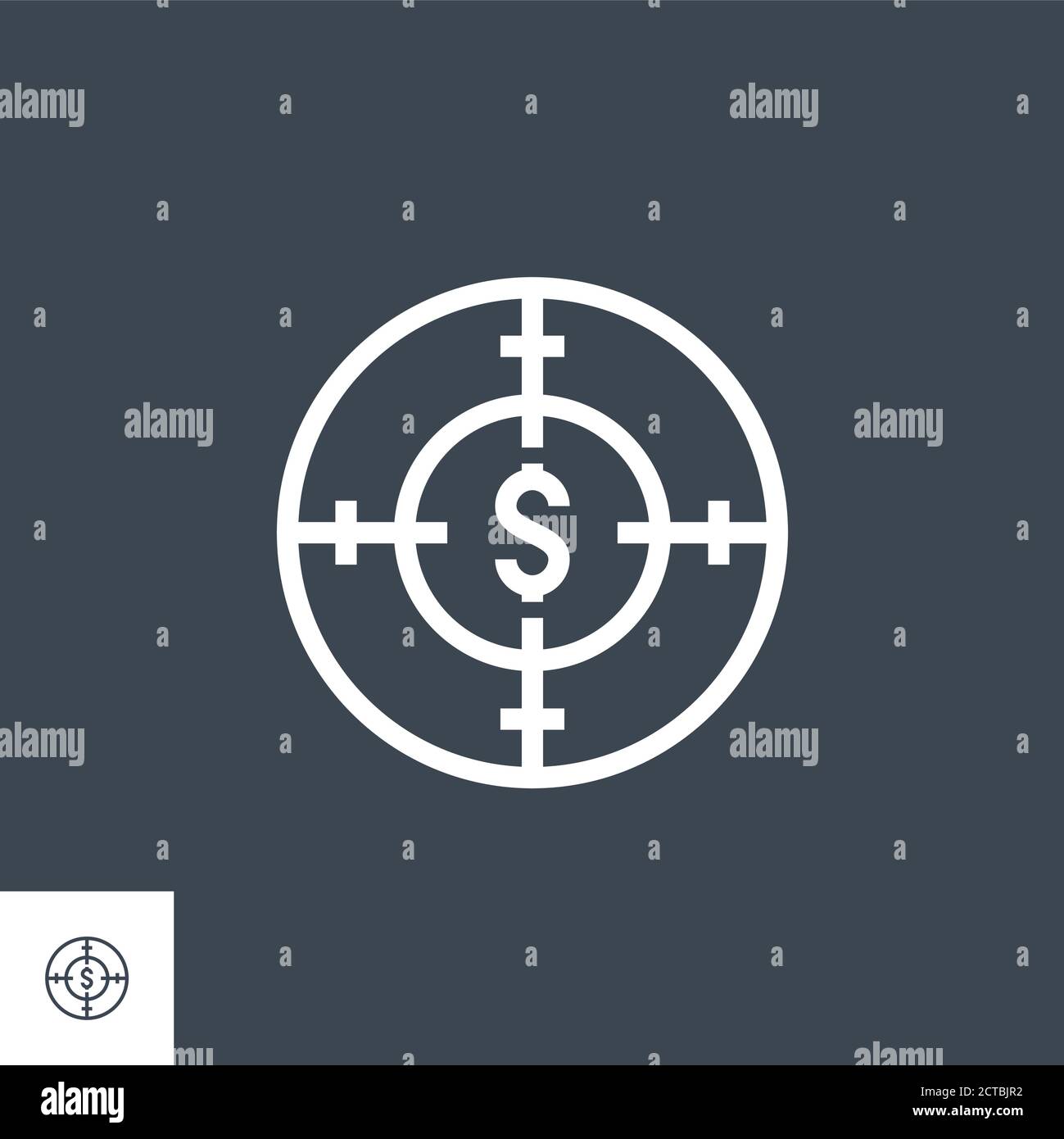 Funds Hunting related vector glyph icon Stock Vector Image & Art - Alamy