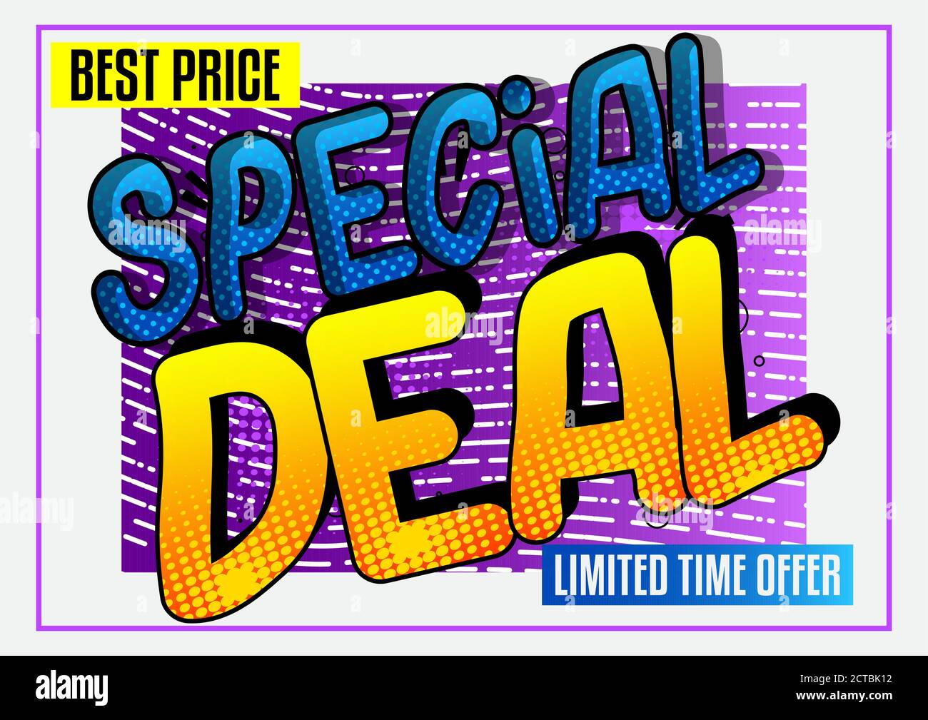 Comic book fashion sale social media post design. Cartoon colored ...