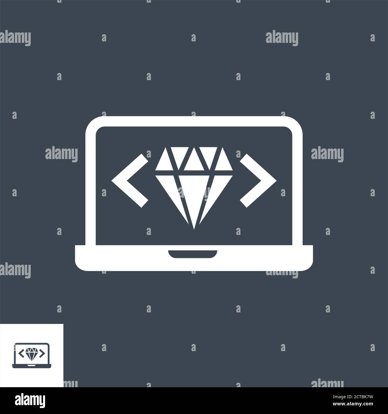 Clean Code Vector Glyph Icon Stock Vector Image & Art - Alamy