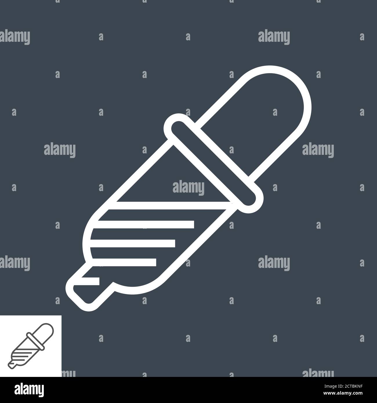 Simple illustration pipette dropper Stock Vector Images - Alamy