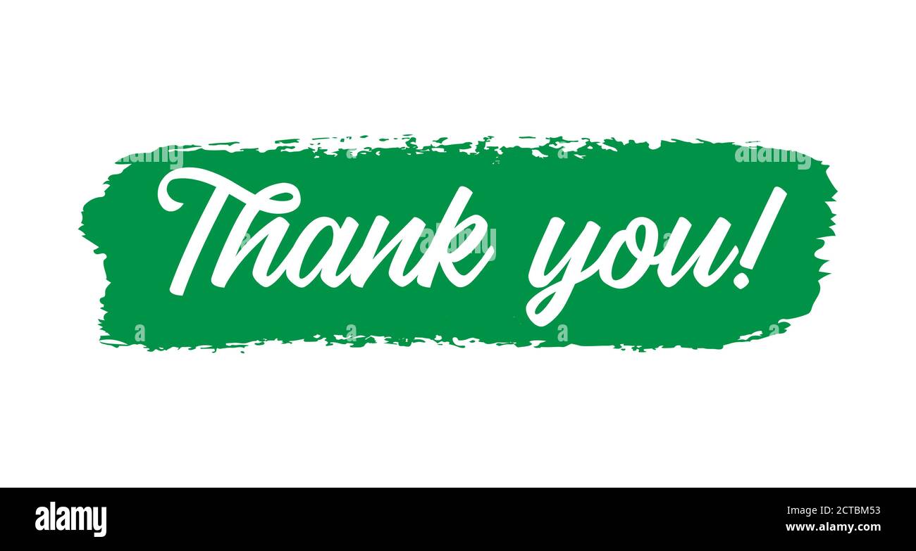 Hand sketched Thank You quote. Lettering for banner, flyer, poster, ad ...