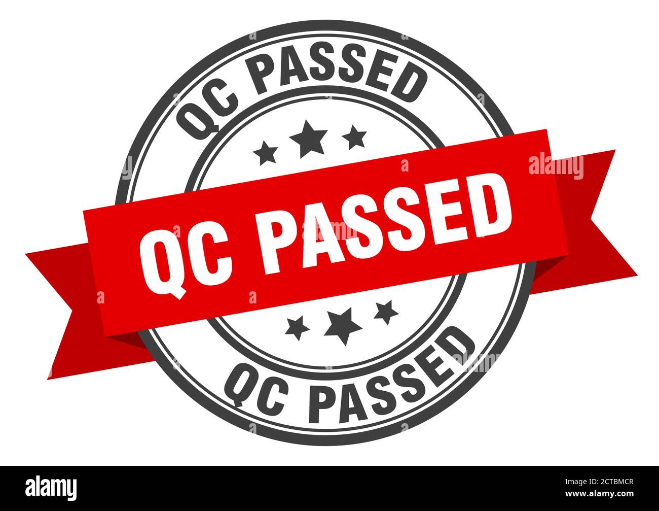Passed qc stamp Cut Out Stock Images & Pictures - Alamy