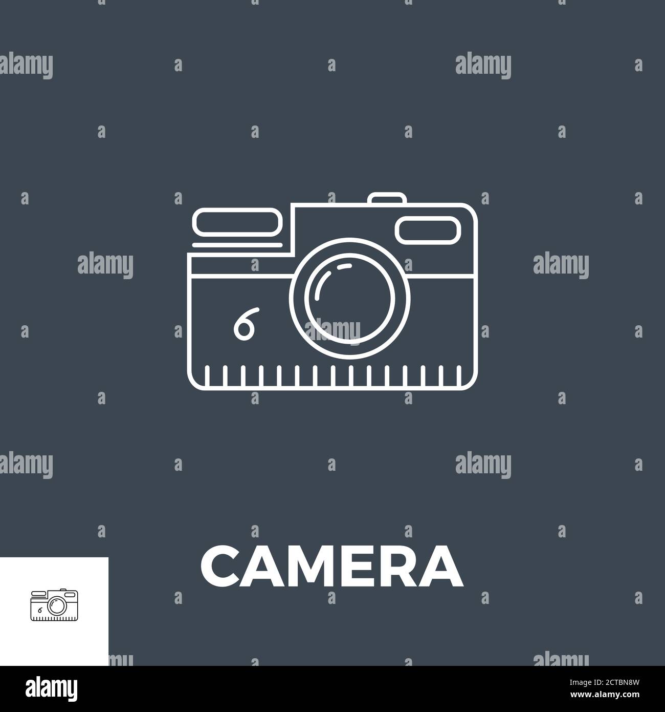 Camera Related Vector Line Icon Stock Vector Image & Art - Alamy