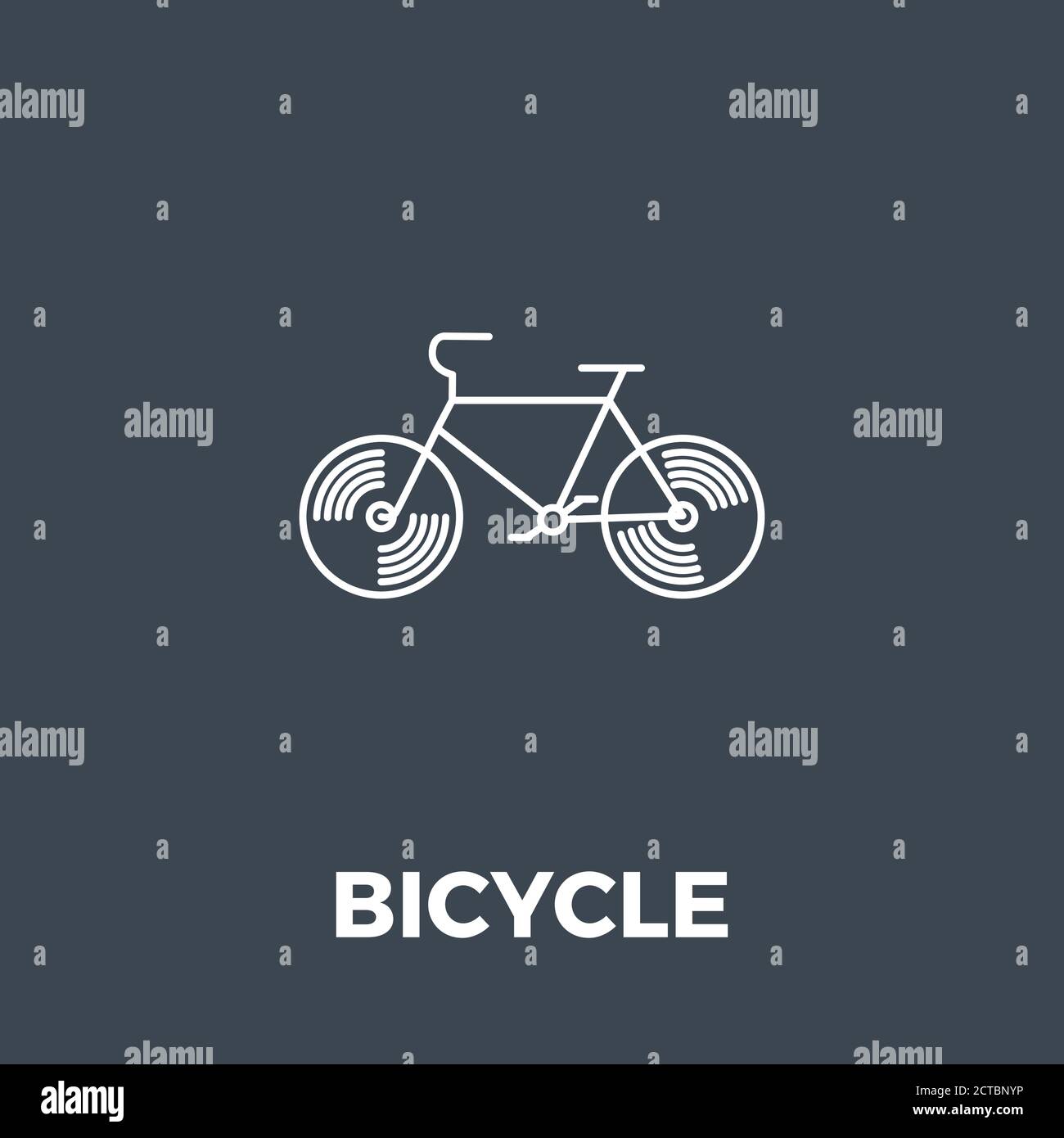 Bicycle Icon Vector Stock Vector Image & Art - Alamy