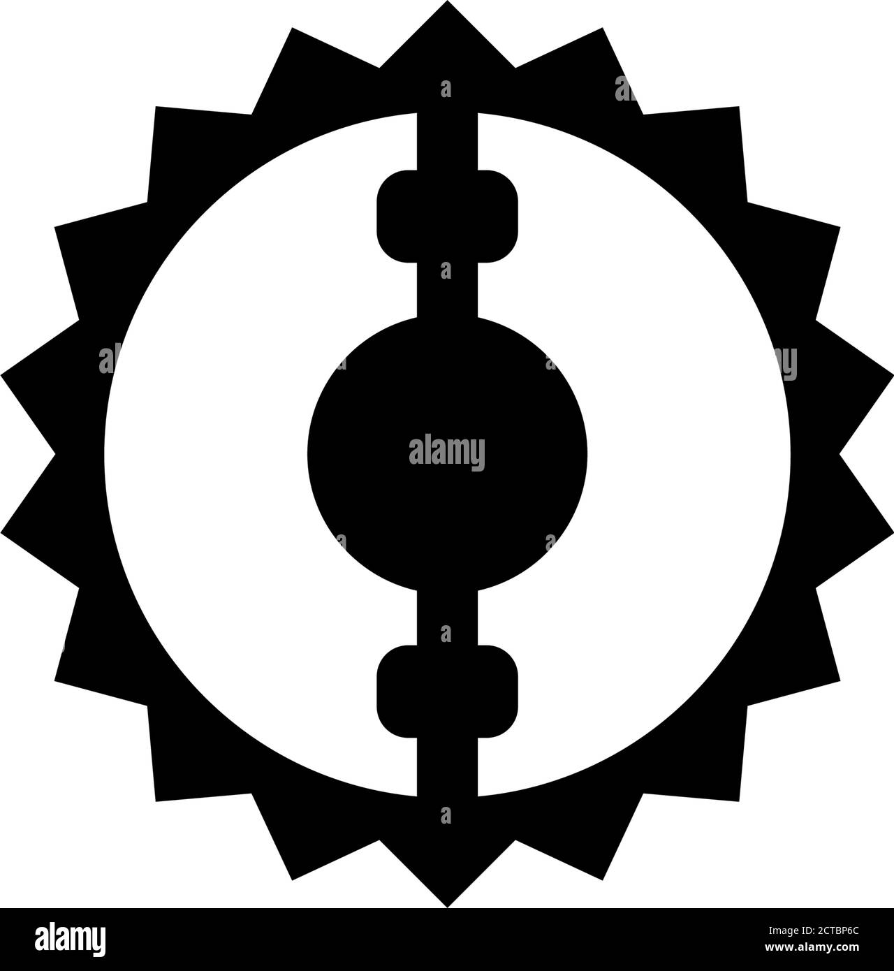 Bear Hunting Trap, Animal Snare, Beartrap. Flat Vector Icon ...