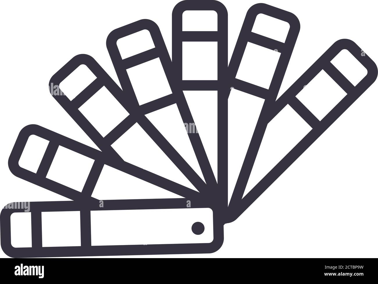 color palette line style icon design of Construction working ...