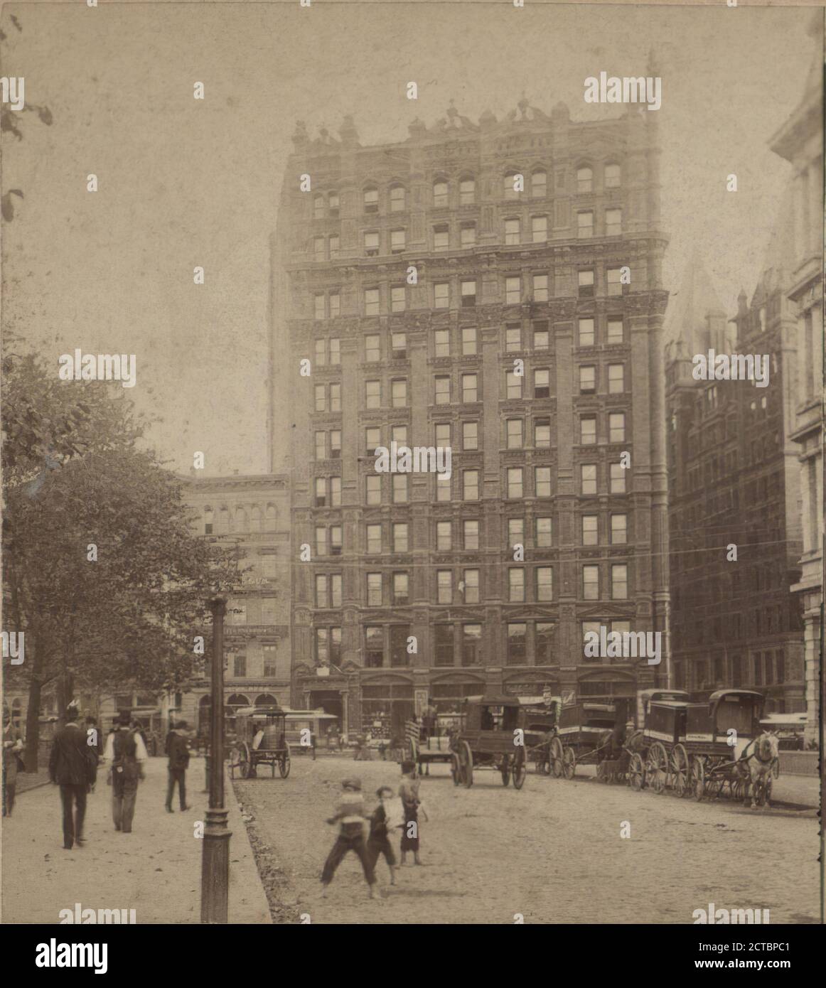 Potter Building, Park Row & Beekman St., New York., Strand, L. G., 1870 ...